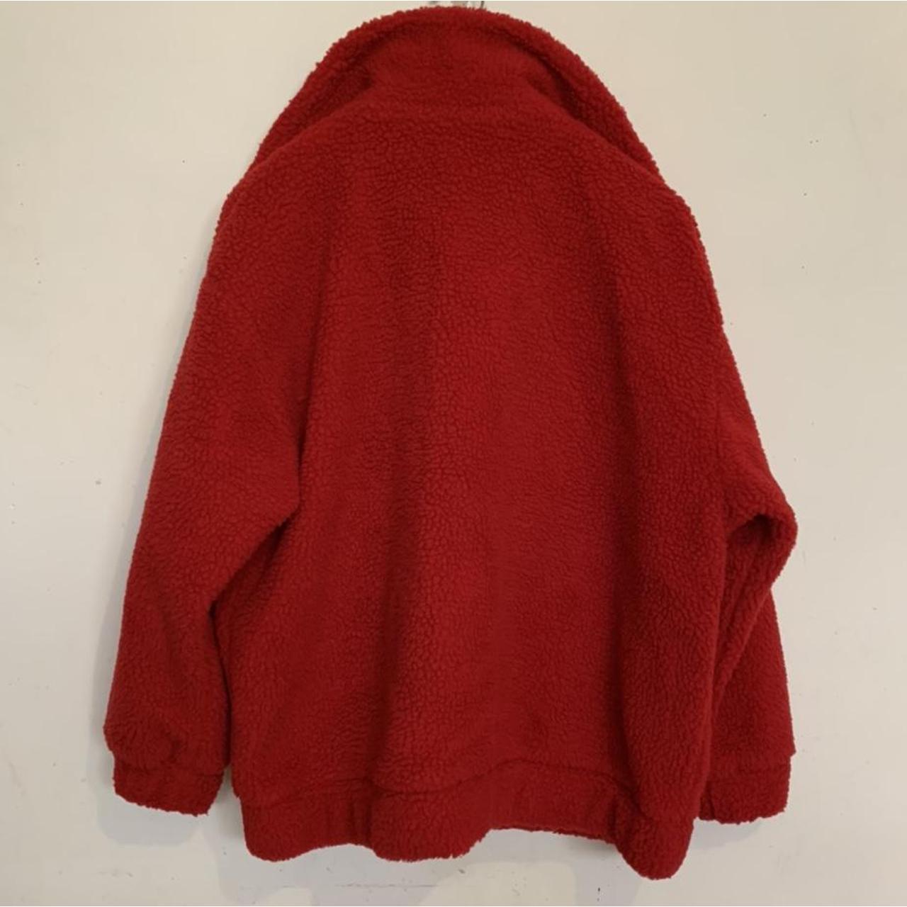 I.AM.GIA Red Teddy Jacket - Small. Oversized teddy... - Depop