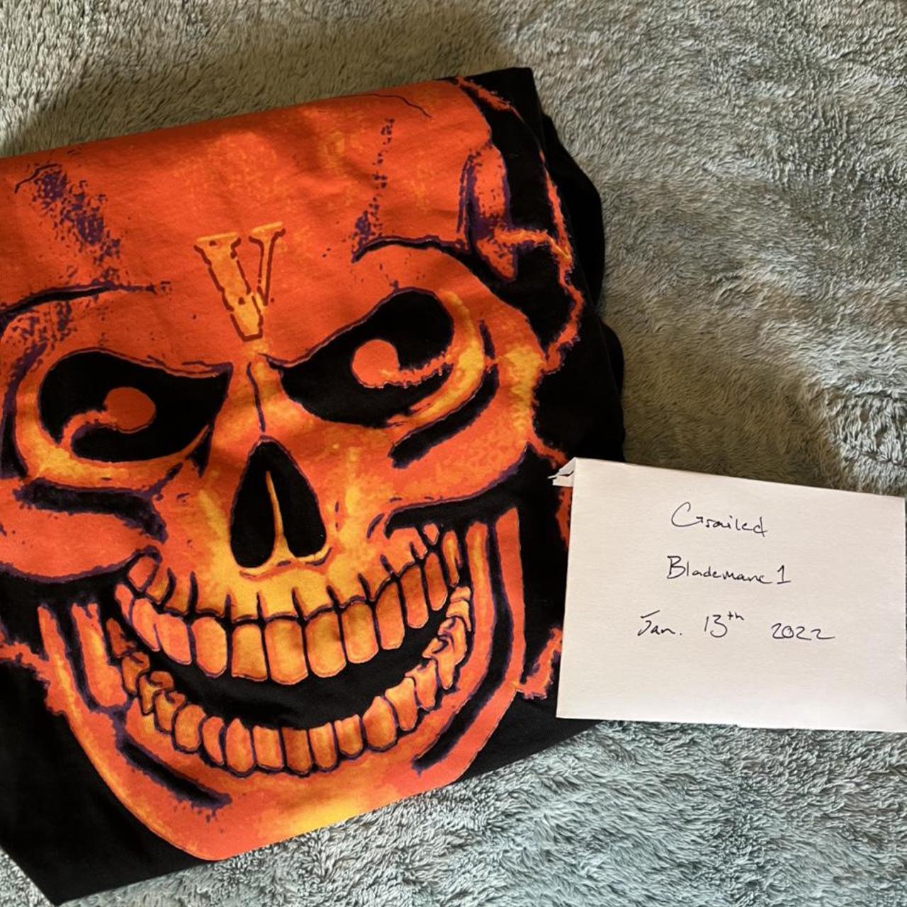 Vlone Skull Shocker T in Size Large. This is a... - Depop