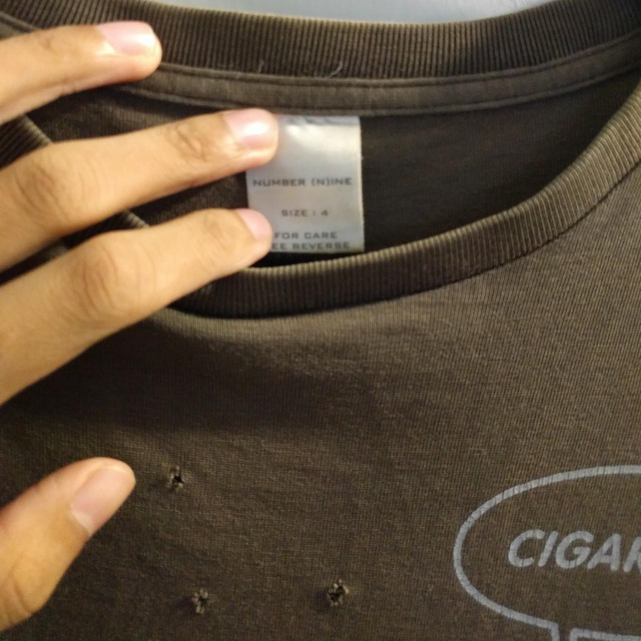 White tags original run Number nine cigarettes tee.... - Depop