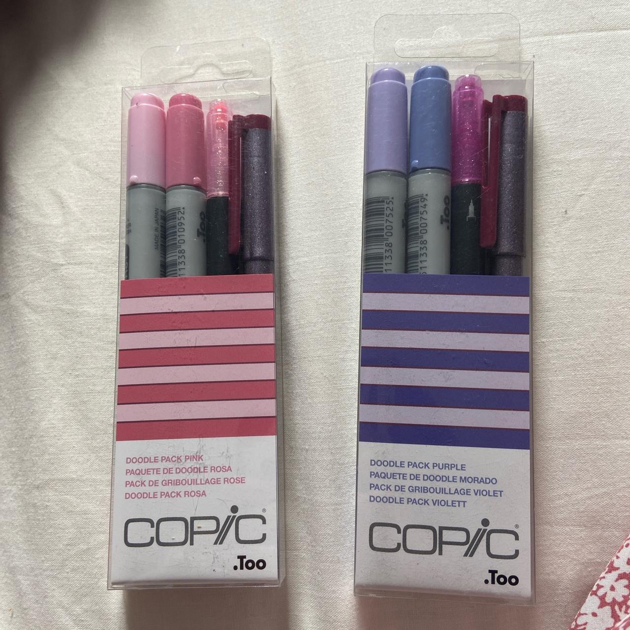 Copic marker doodle pack pink and purple Both for... - Depop