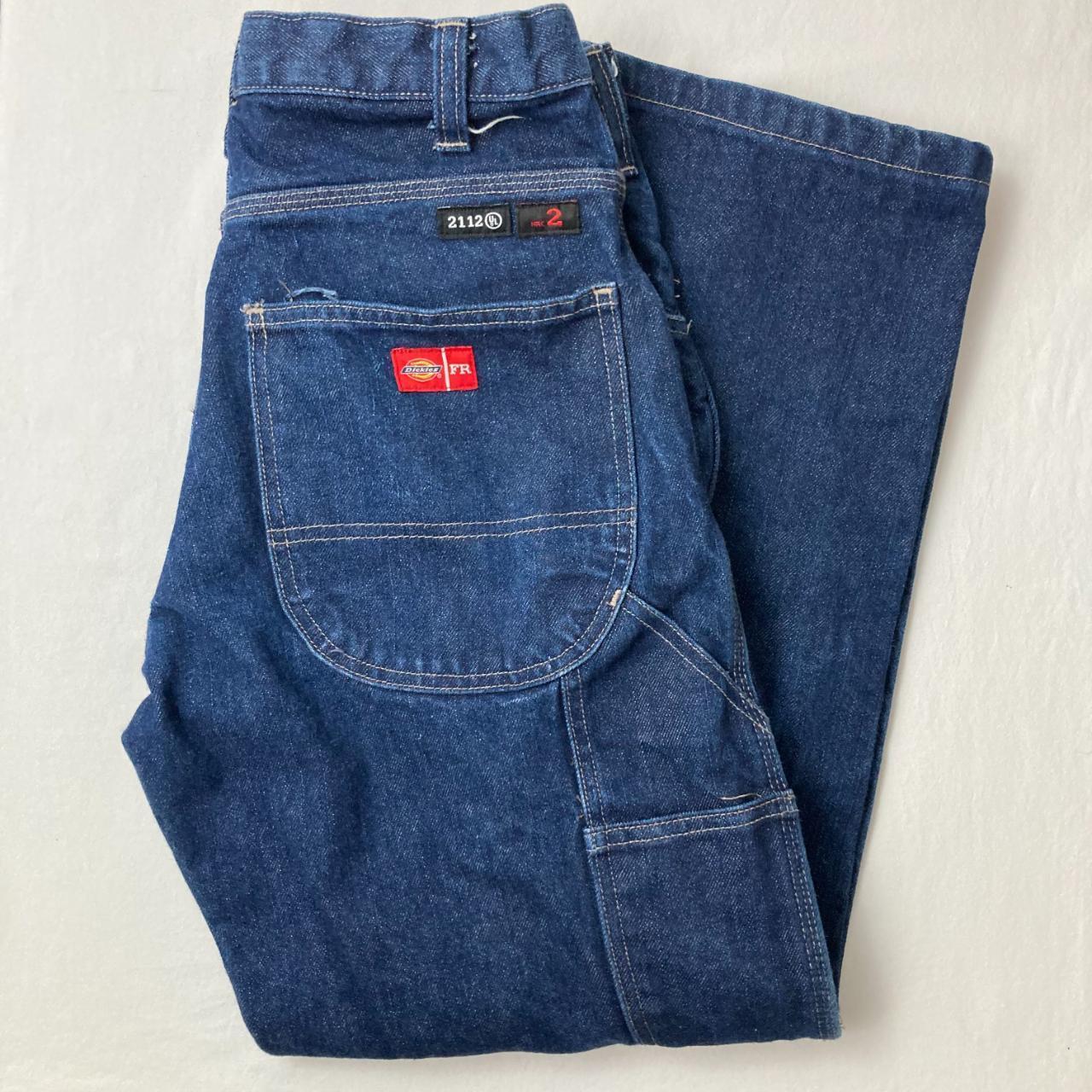Dickies FR Carpenter Jeans | Heavy Denim | Dark Navy... - Depop