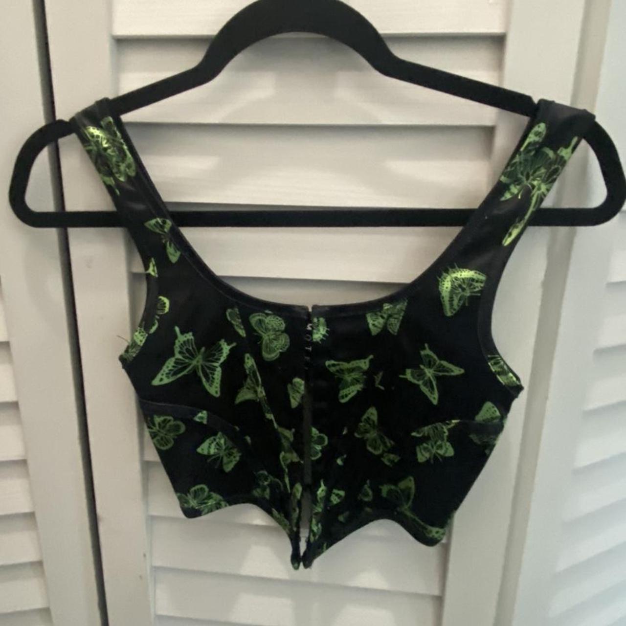 Motel rocks butterfly corset top! Only worn once, no... - Depop