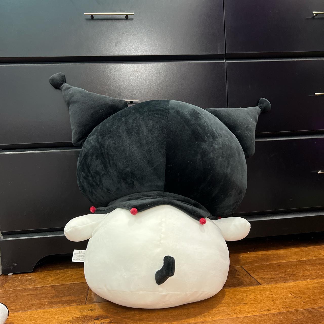 Huge kuromi sanrio plush has a small rip in the... - Depop