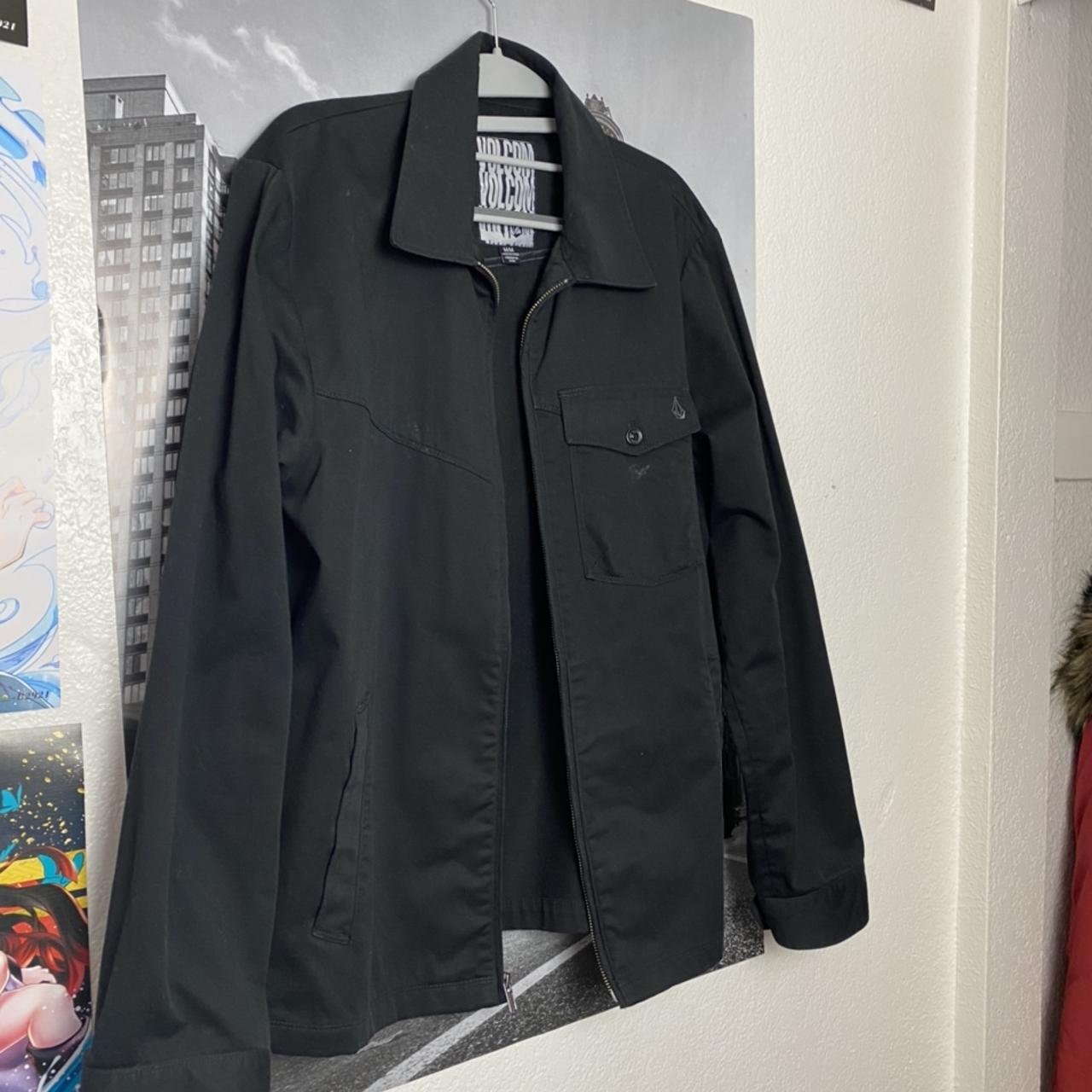 Black Volcom Jacket ______________________ Size... - Depop