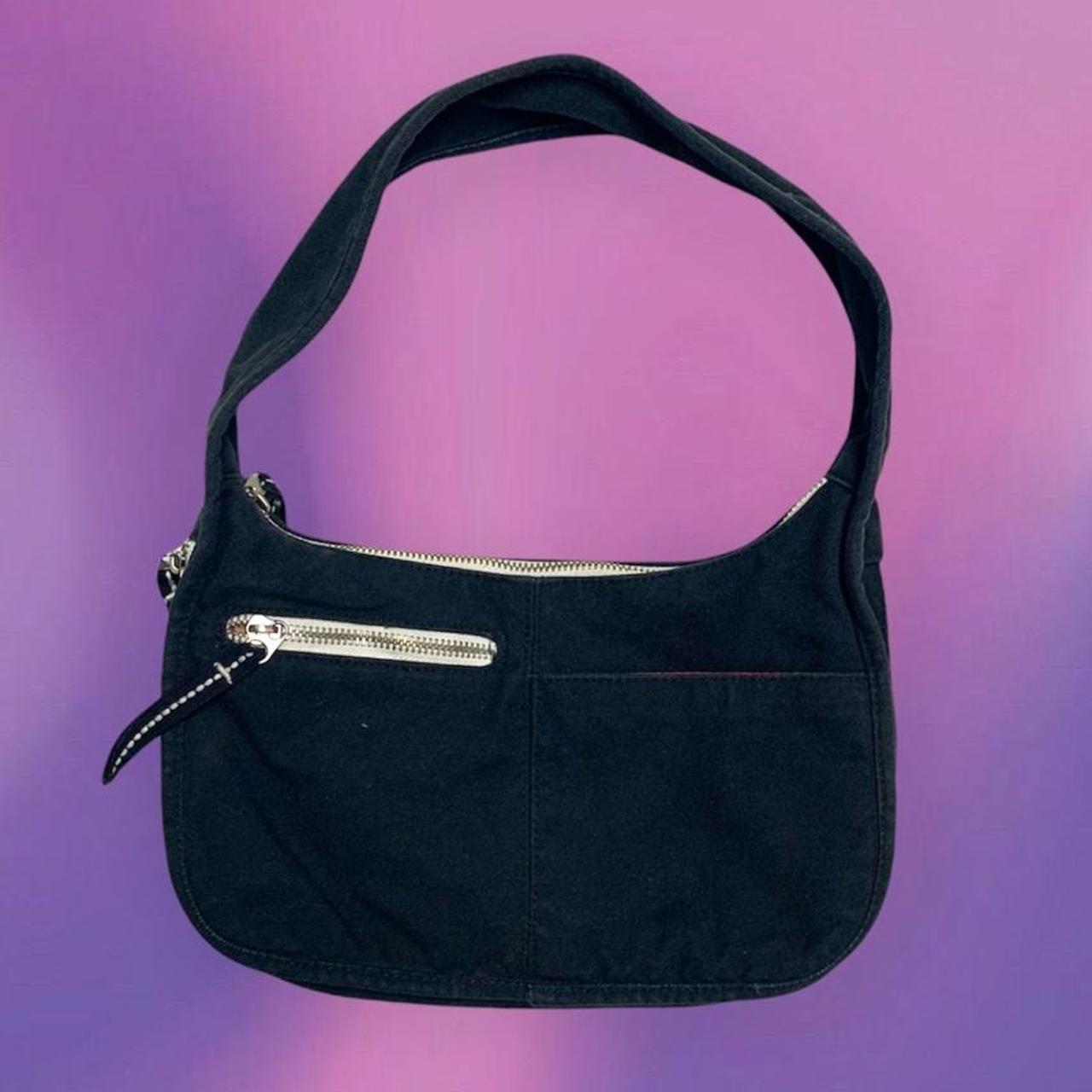 - y2k purse Early 2000s era black cargo style purse... - Depop