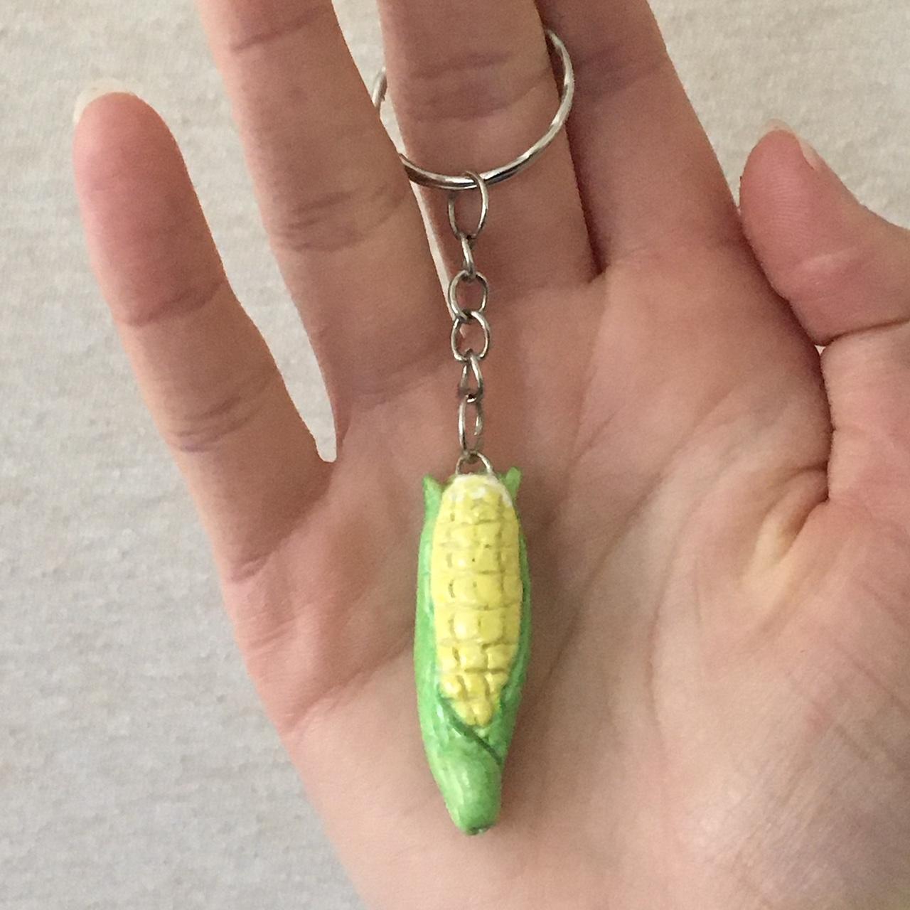 Handmade Corn On the Cob / Elote Polymer Clay Key... - Depop