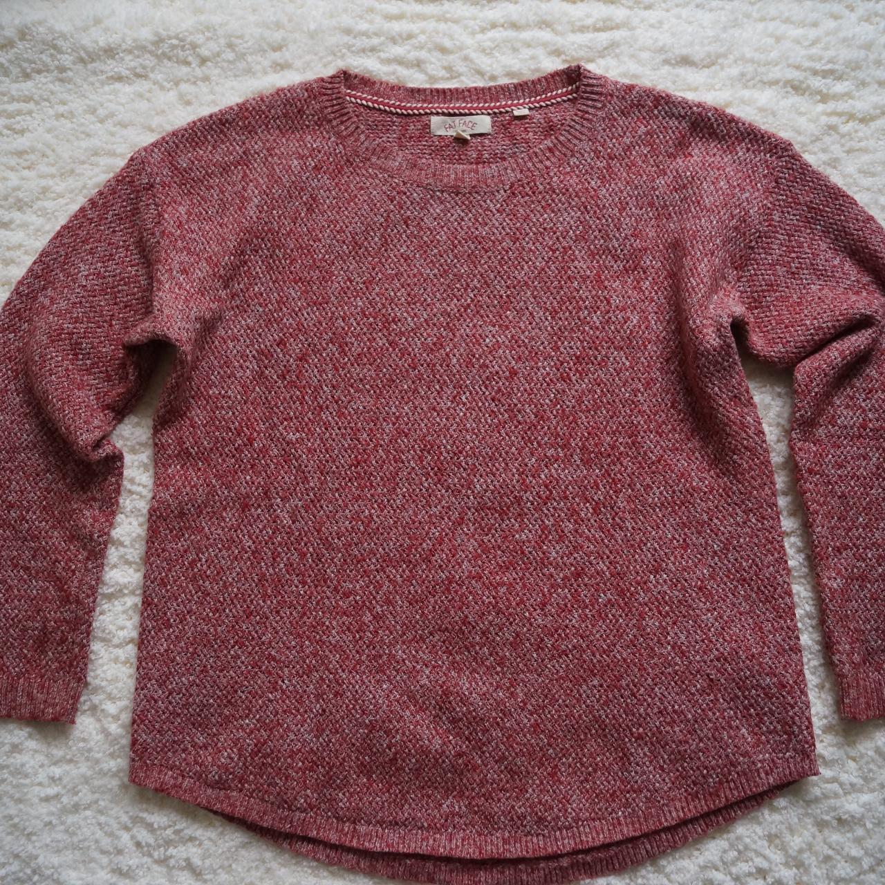 Gorgeous red jumper from Fatface. Cosy wool jumper,... - Depop