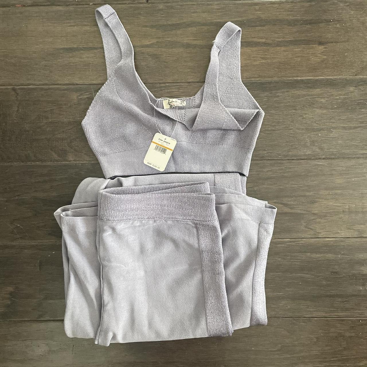 Free People set ️ -Size small -Greyish/purple... - Depop