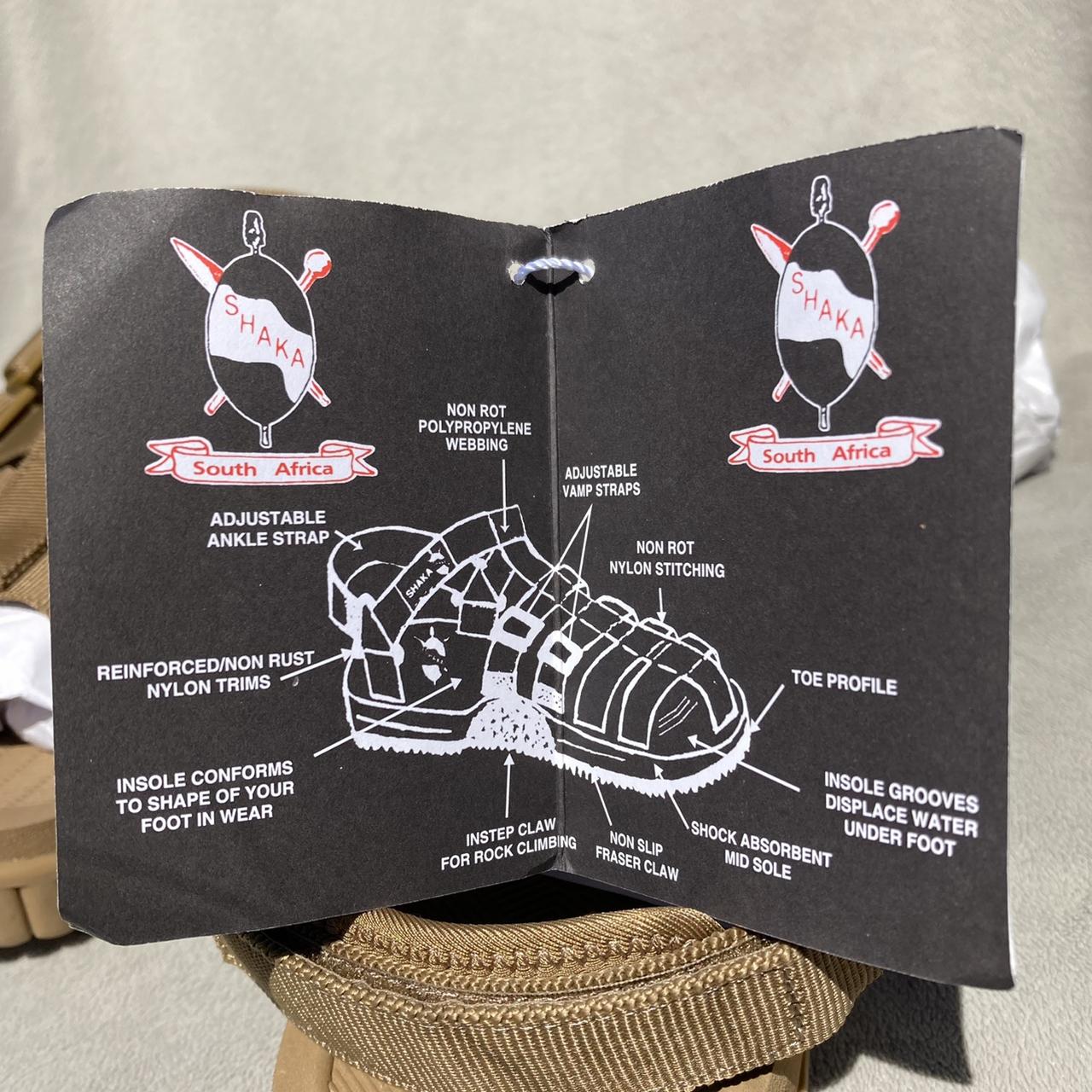 New with tag SHAKA South Africa sandals. Webbed... - Depop