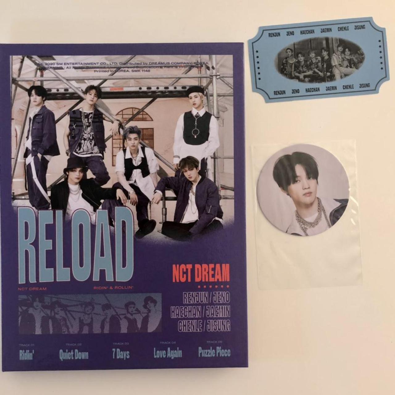 WTS NCT DREAM Album Reload With ticket and chenle... - Depop