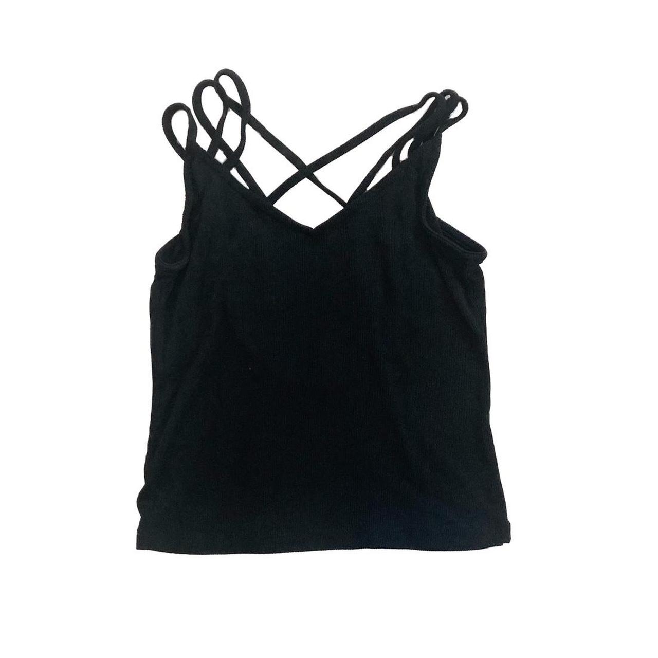 Strappy Tank Top Cropped Size Xxs but can fit xs... - Depop