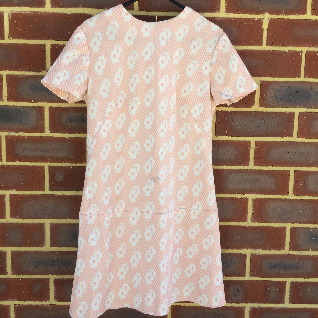 Cute as vintage floral 60s mod dress a few small... - Depop