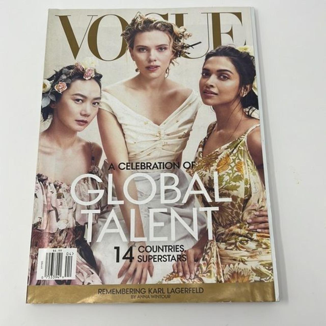 April 2019 Vogue Scarlett Johansson, Delila... - Depop