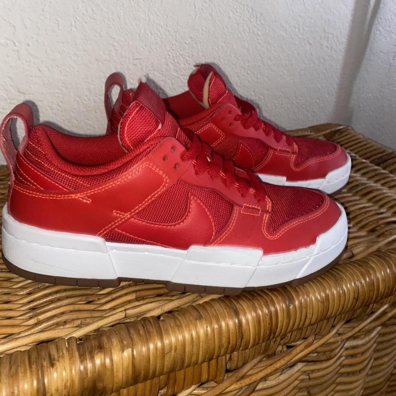 University Red Low Nike Dunks ️ ️ Women’s 8.5 only... - Depop