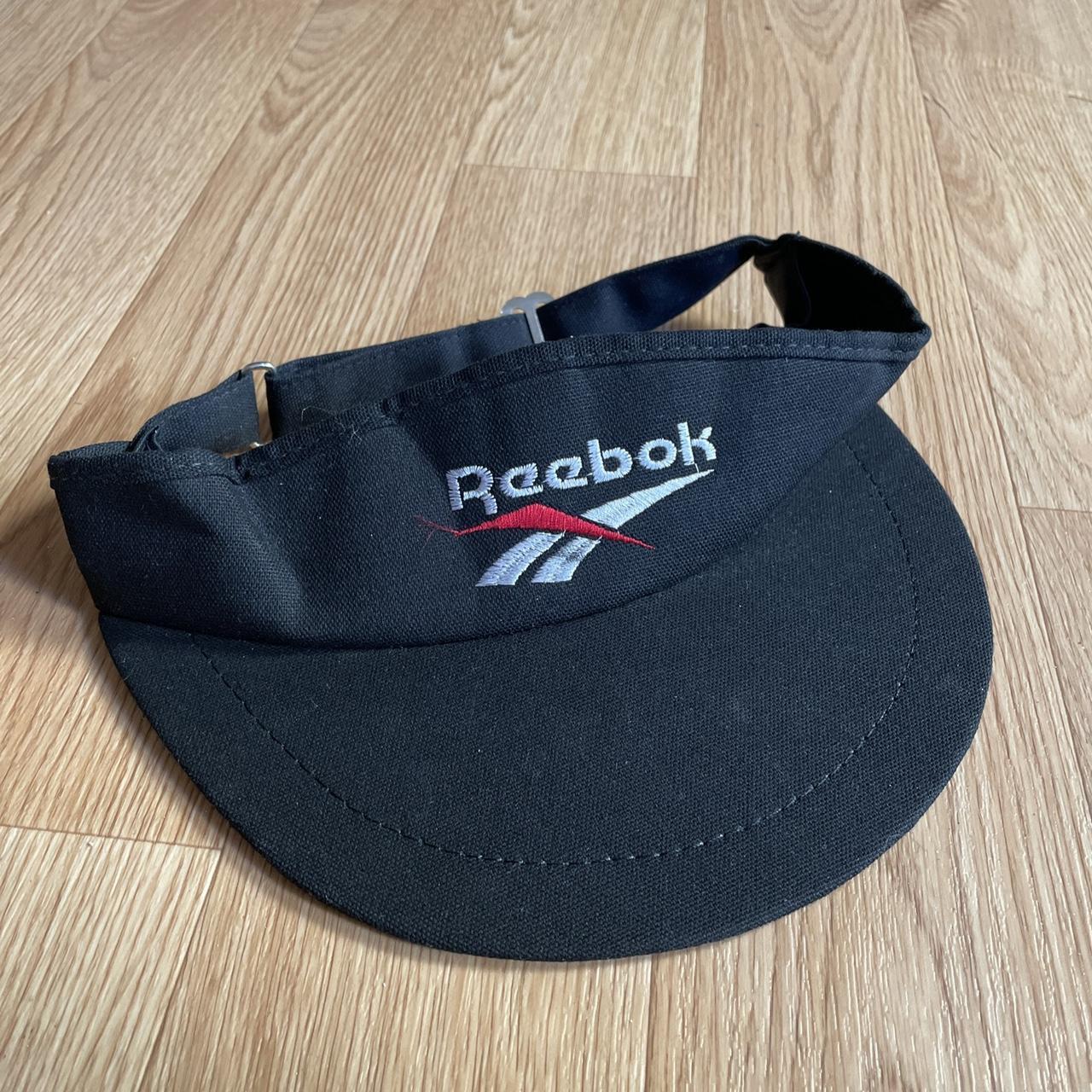 Vintage 90s Reebok Sun Visor Cap Retro Hat... - Depop