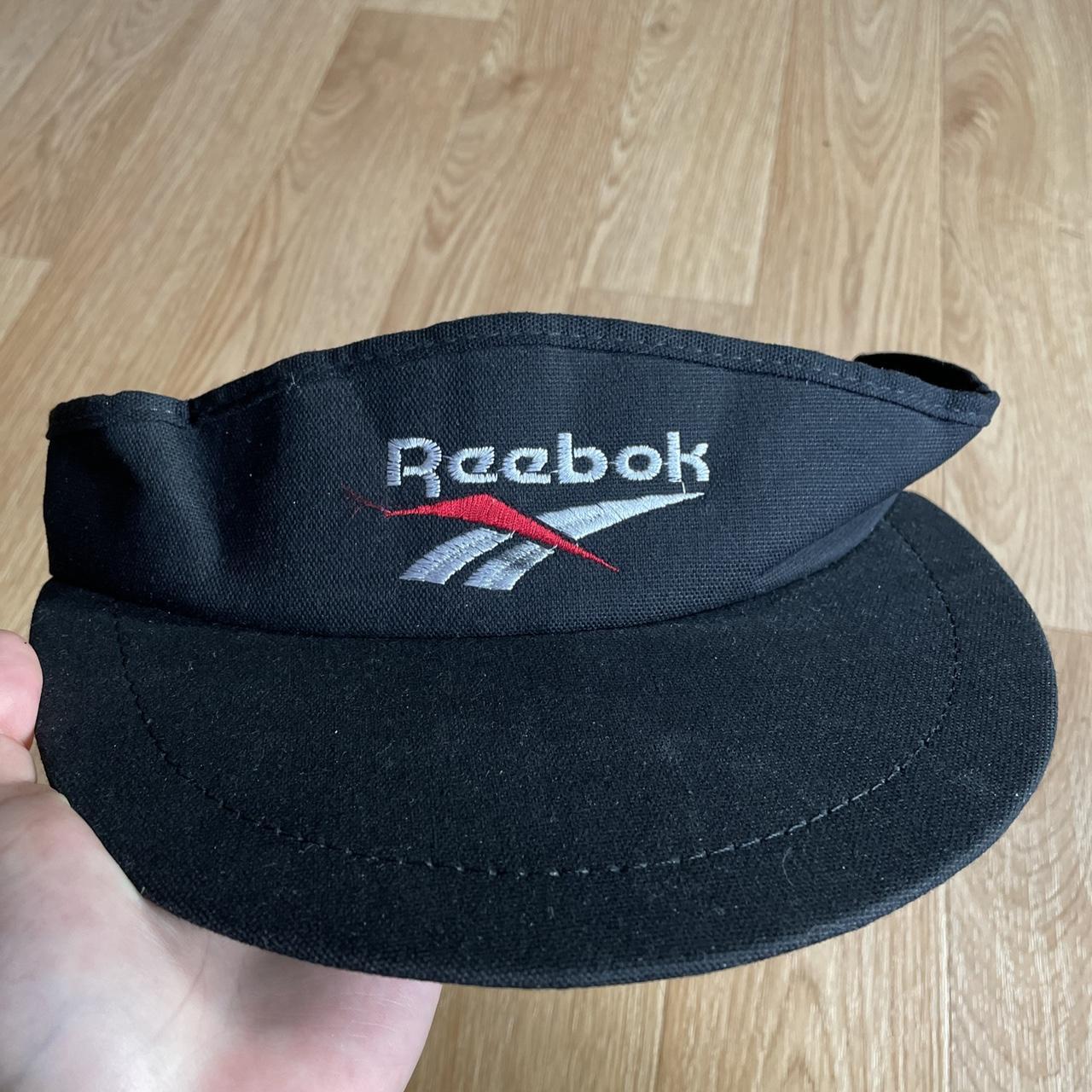 Vintage 90s Reebok Sun Visor Cap Retro Hat... - Depop