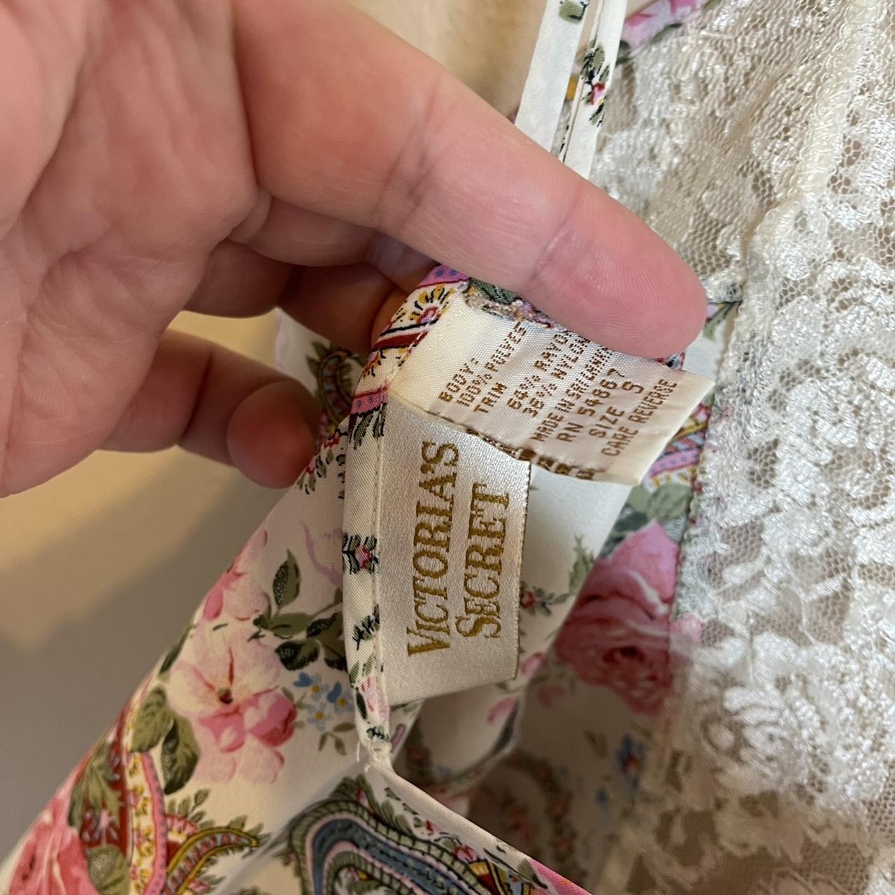 Victoria's Secret Gold Label Vintage Floral... - Depop