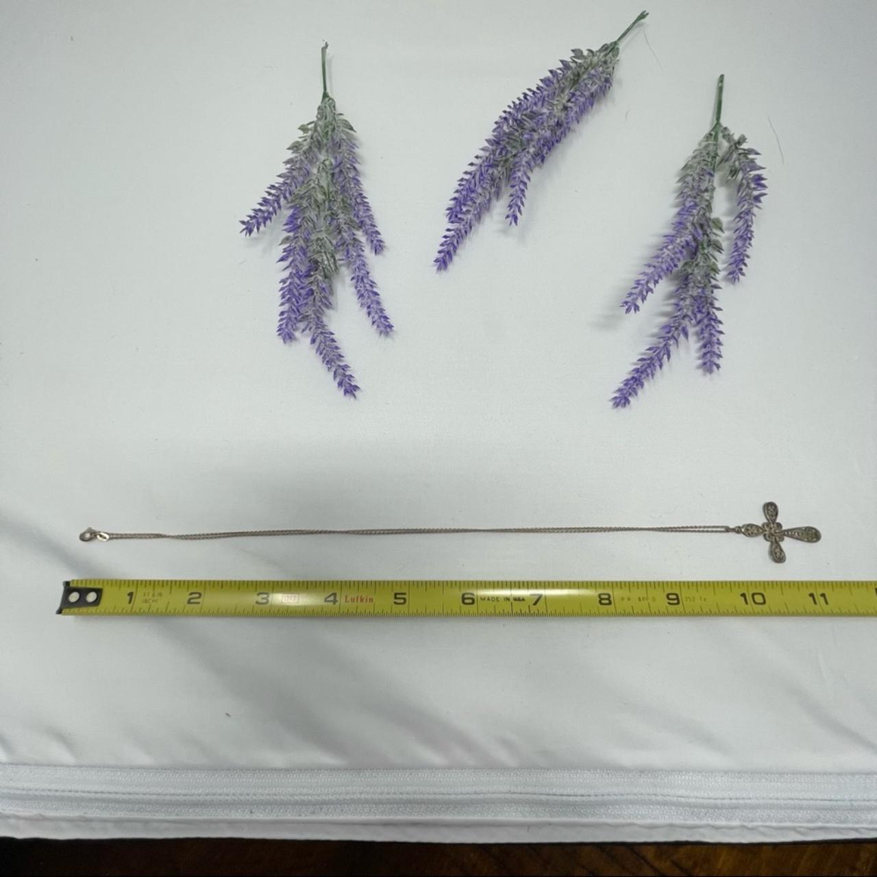 Vintage 835 AR German Silver Dainty Filigree Cross... - Depop