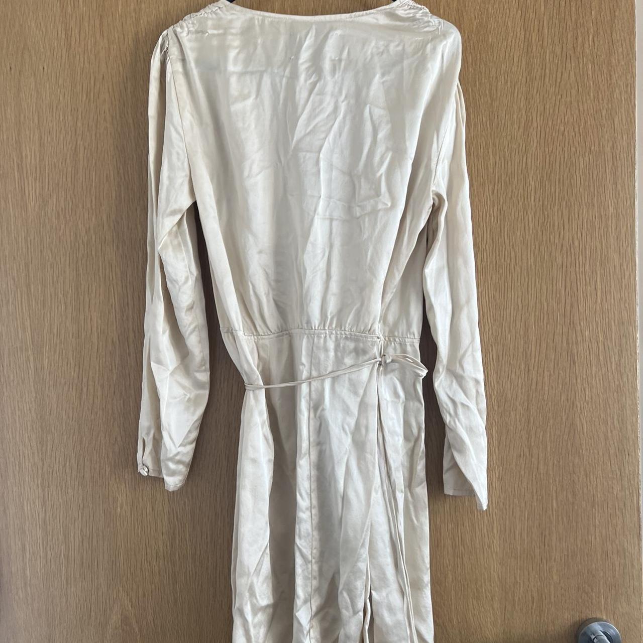 Reformation Silk Long Sleeve Wrap Dress The First Depop reformation-silk-long-sleeve-wrap-dress-the-first-depop