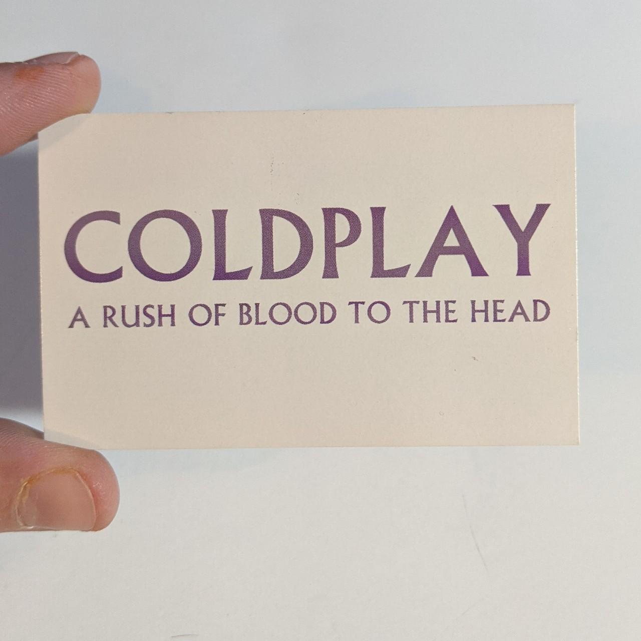 Rare Collectible #Coldplay Rush of Blood to the Head... - Depop
