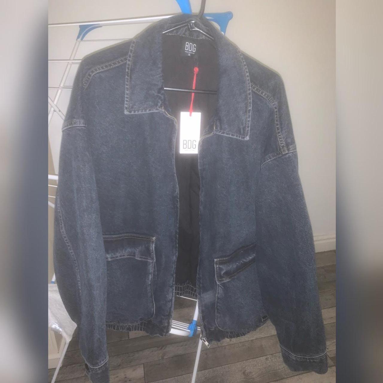 BRAND NEW BDG SMOKEY DENIM WORK JACKET UK SIZE... - Depop