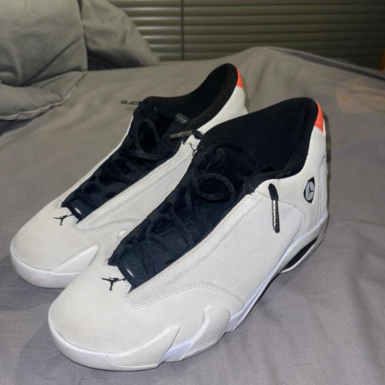 AIR JORDAN 14 DESERT SAND SIZE 10 (NO BOX)... - Depop