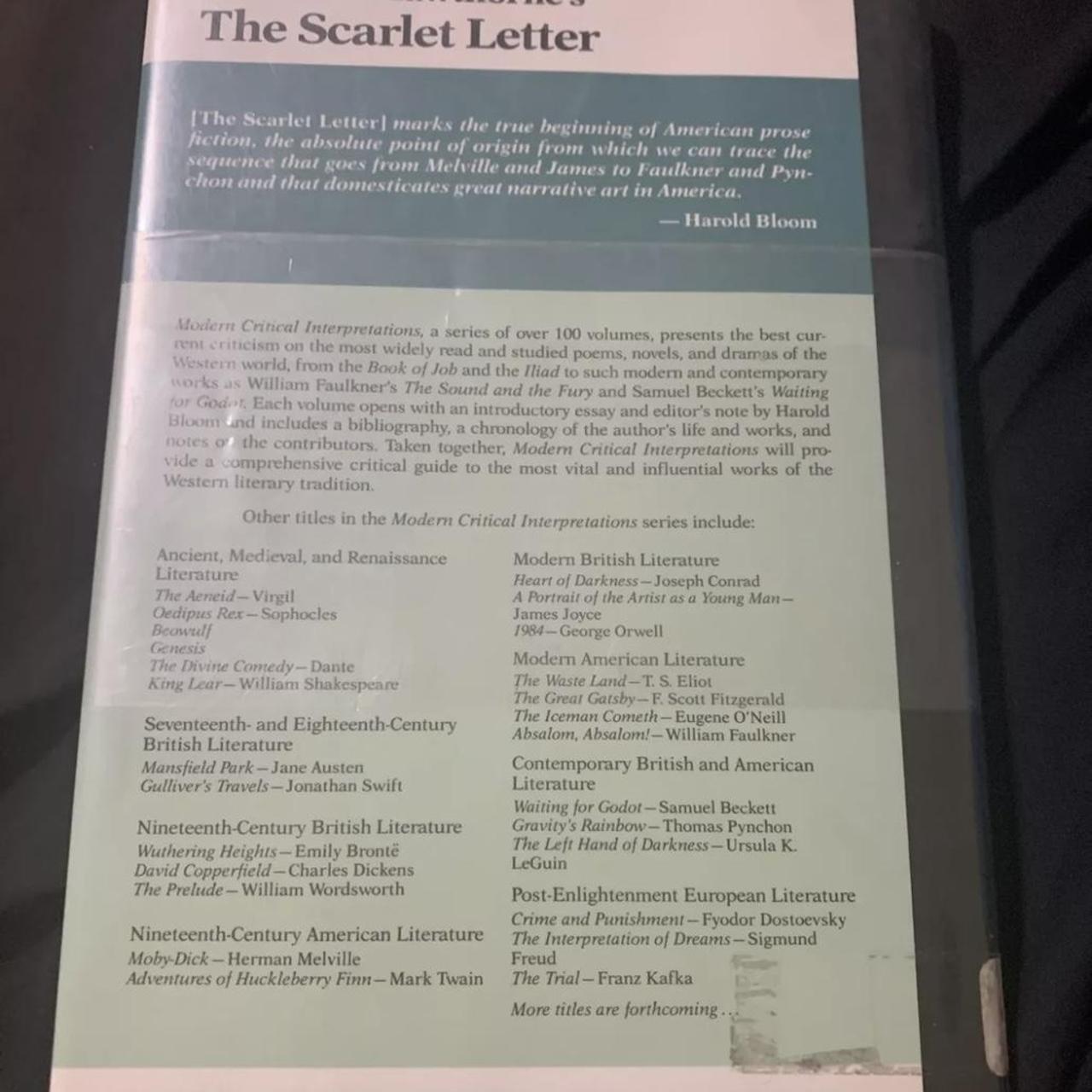 The Scarlett Letter by Nathaniel... - Depop