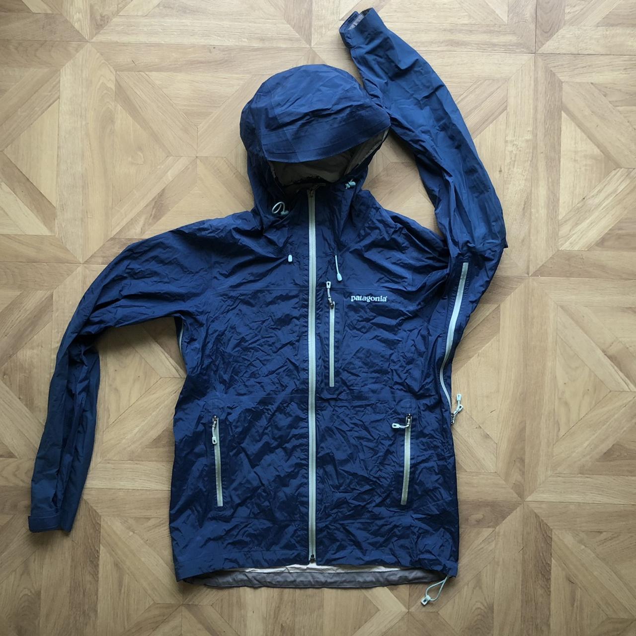 Patagonia torrentshell h2no waterproof jacket blue... - Depop