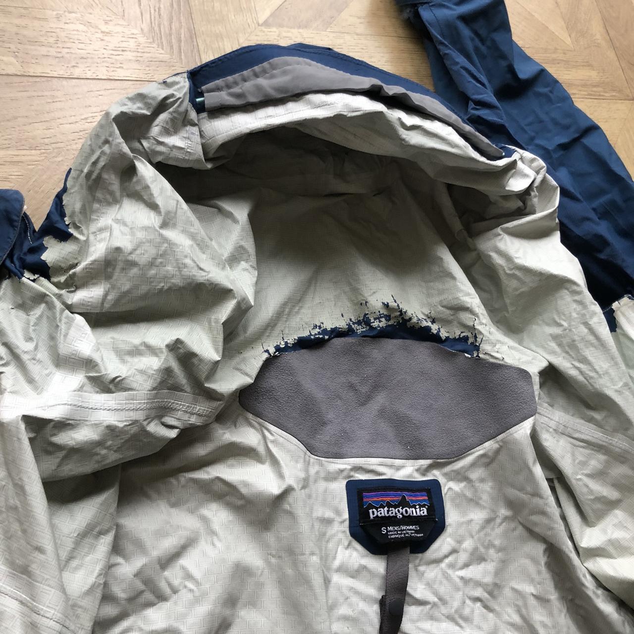 Patagonia torrentshell h2no waterproof jacket blue... - Depop