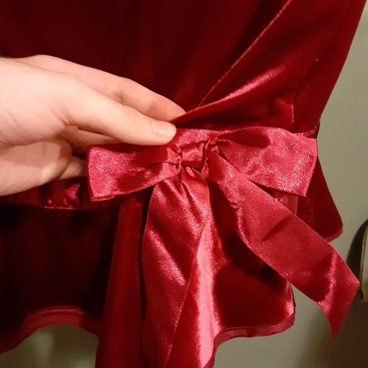 🖤 Cherry Babe 🖤 °☆• Vivid red vampy 90s skirt with... - Depop