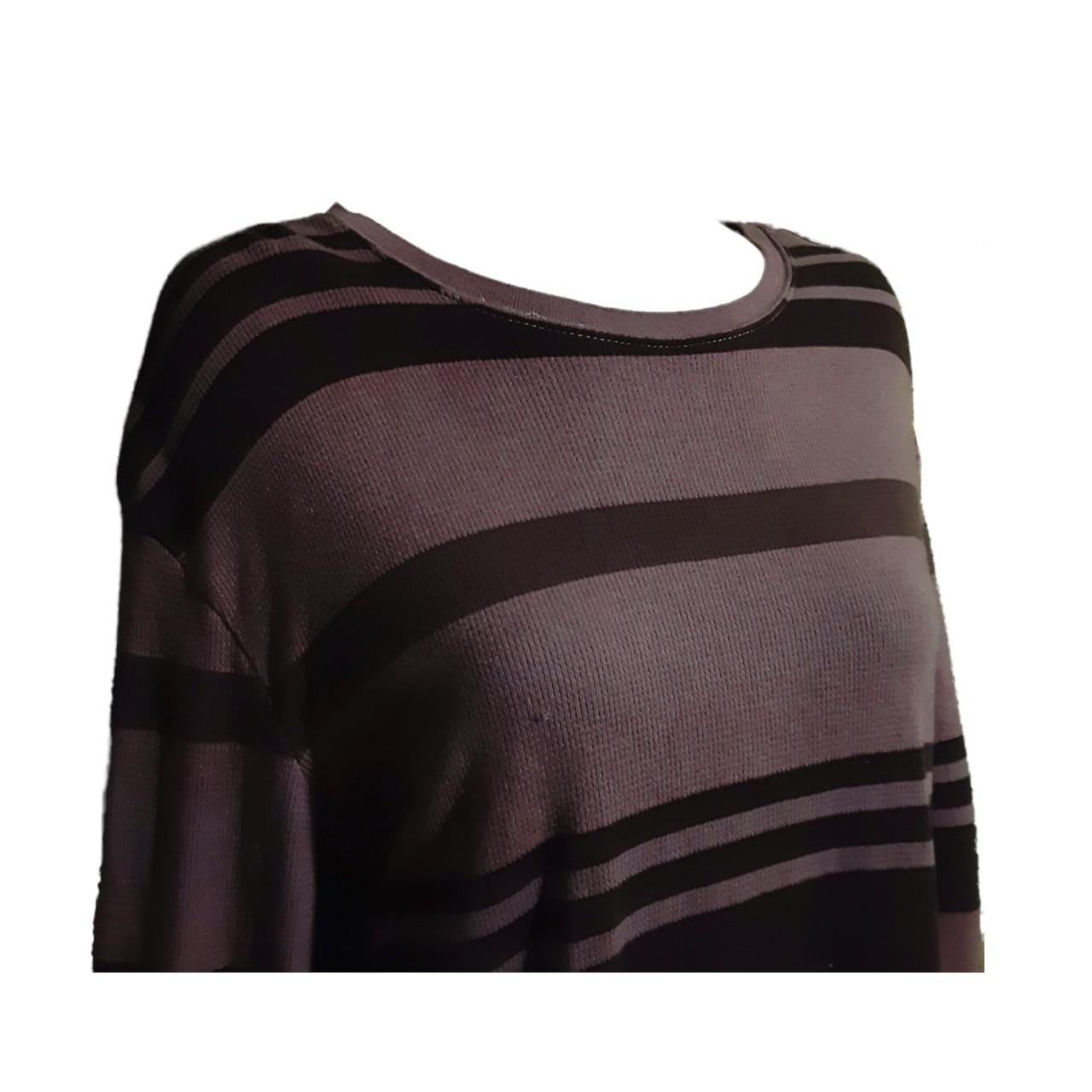 🖤 Emo Sweater 🖤 °☆• Grungy striped grey and black... - Depop