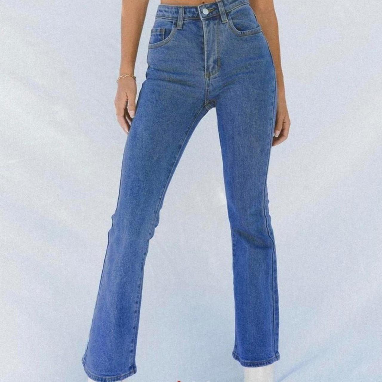 Princess polly darkwash denim flare jeans Super cute... - Depop