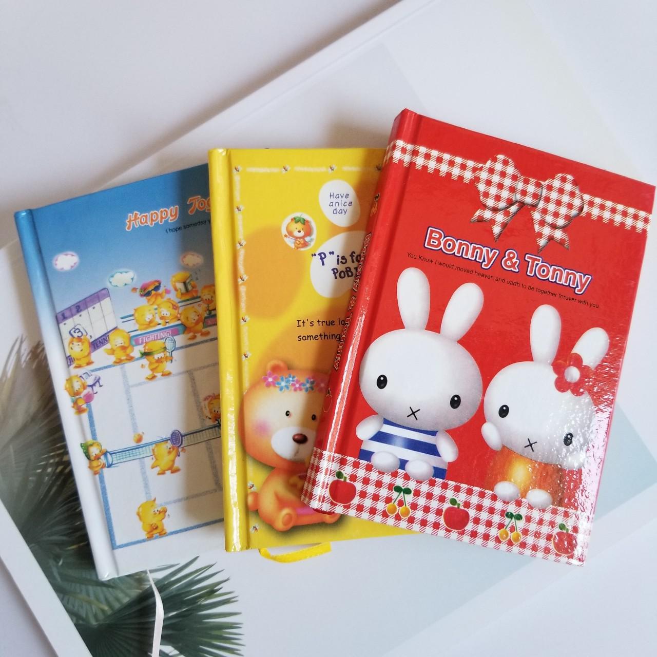 Y2K 90s Bear & Ducky hardcover notebooks 🐰🍓 🐻🍯 🐤🎾 💌... - Depop