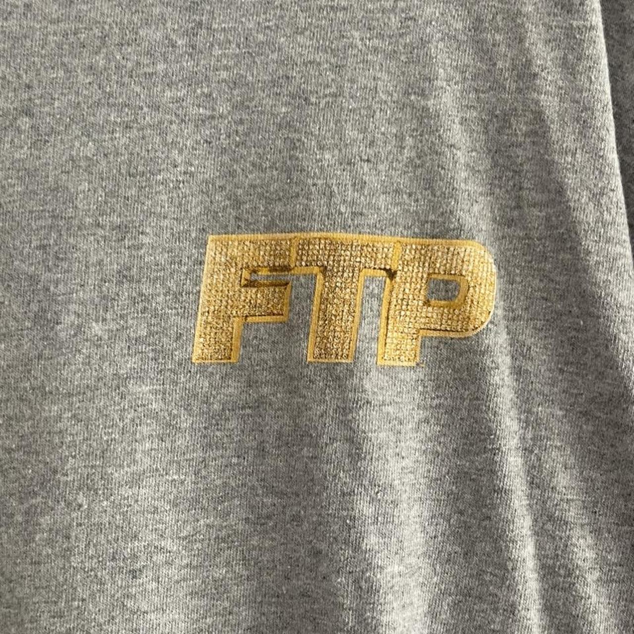 FTP Grey Bling Logo tee Condition 9.50/10 near... - Depop