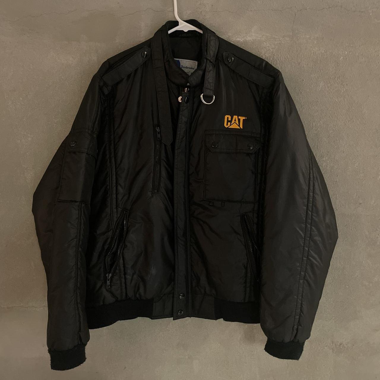 Authentic Dunbrooke size large black CAT jacket.... - Depop