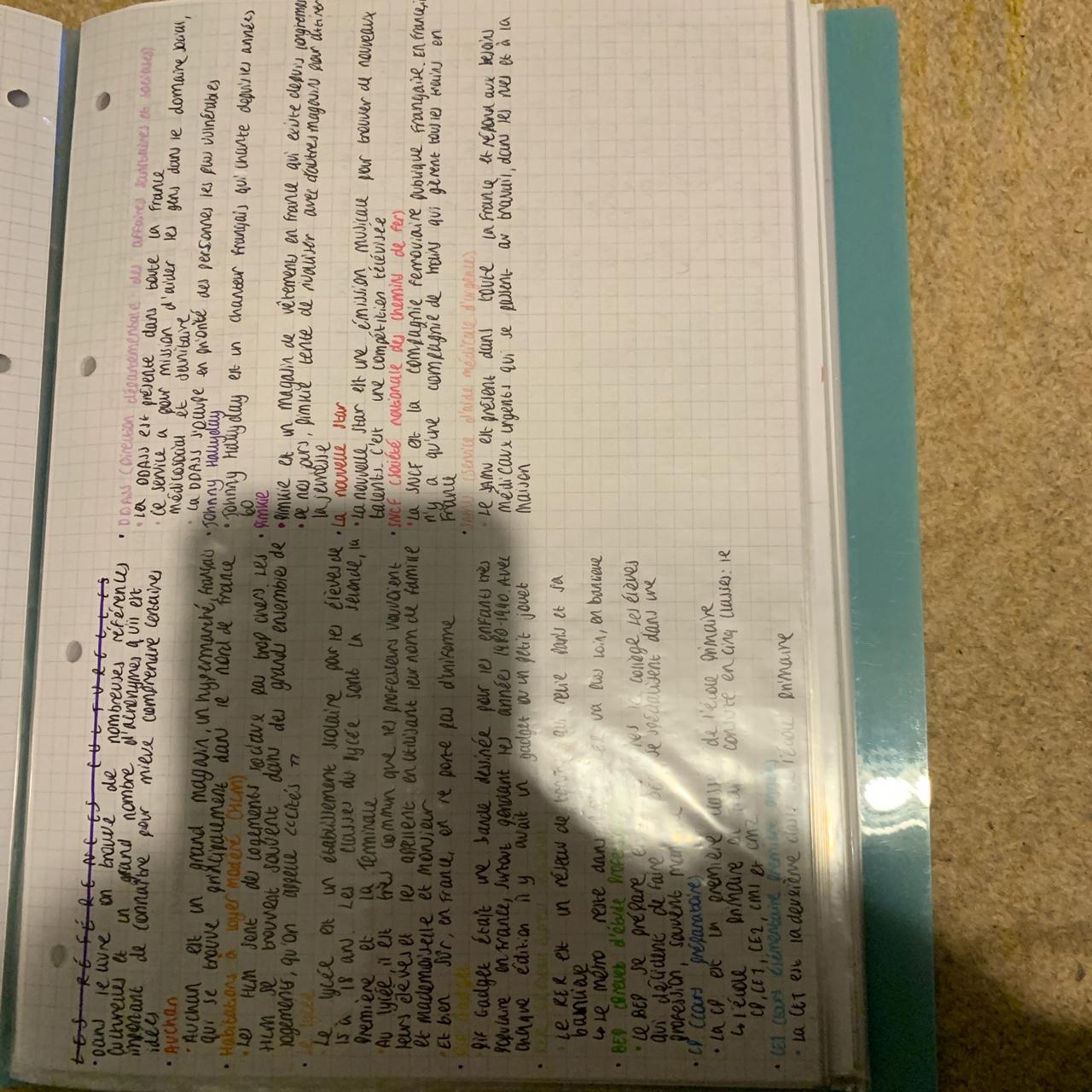 AQA A Level French revision notes for the literary... - Depop