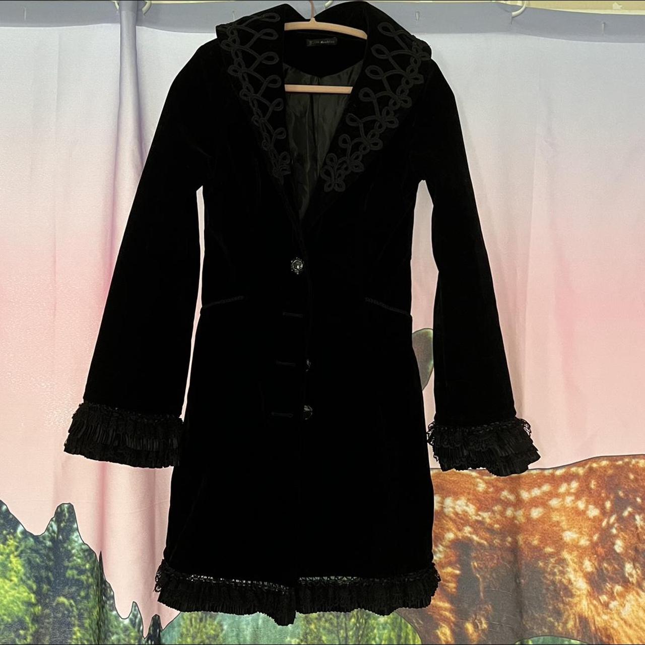 Devil Fashion Vampire Aristocrat Velvet Coat with... - Depop