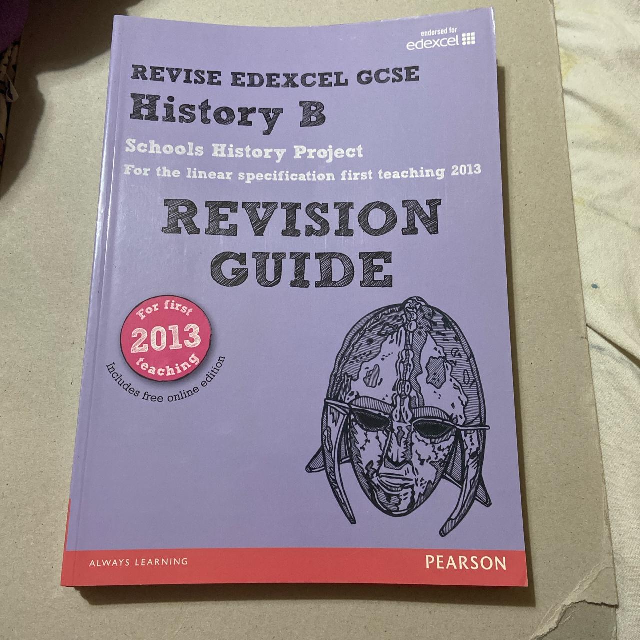 REVISE EDEXCEL GCSE History B Revision guide BRAND... - Depop