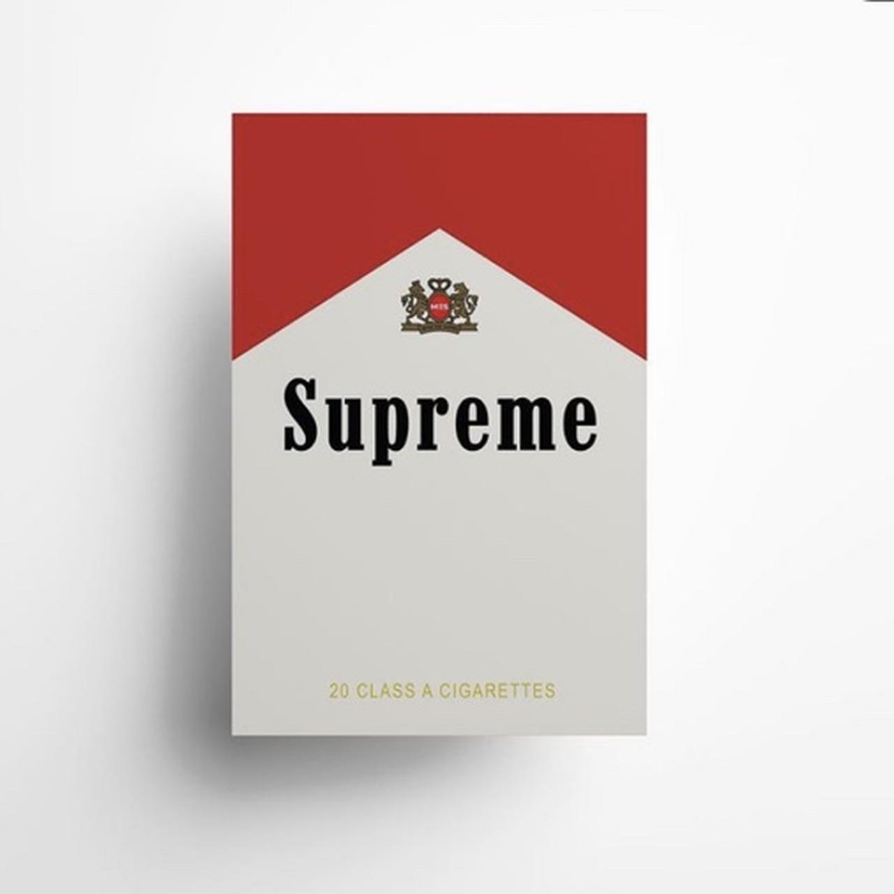 Supreme Marlboro Print - A2 Size A2 (420 x 594mm)... - Depop