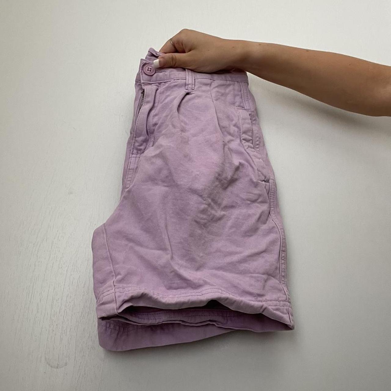 These purple bermudas are ADORABLE for the summer.... - Depop