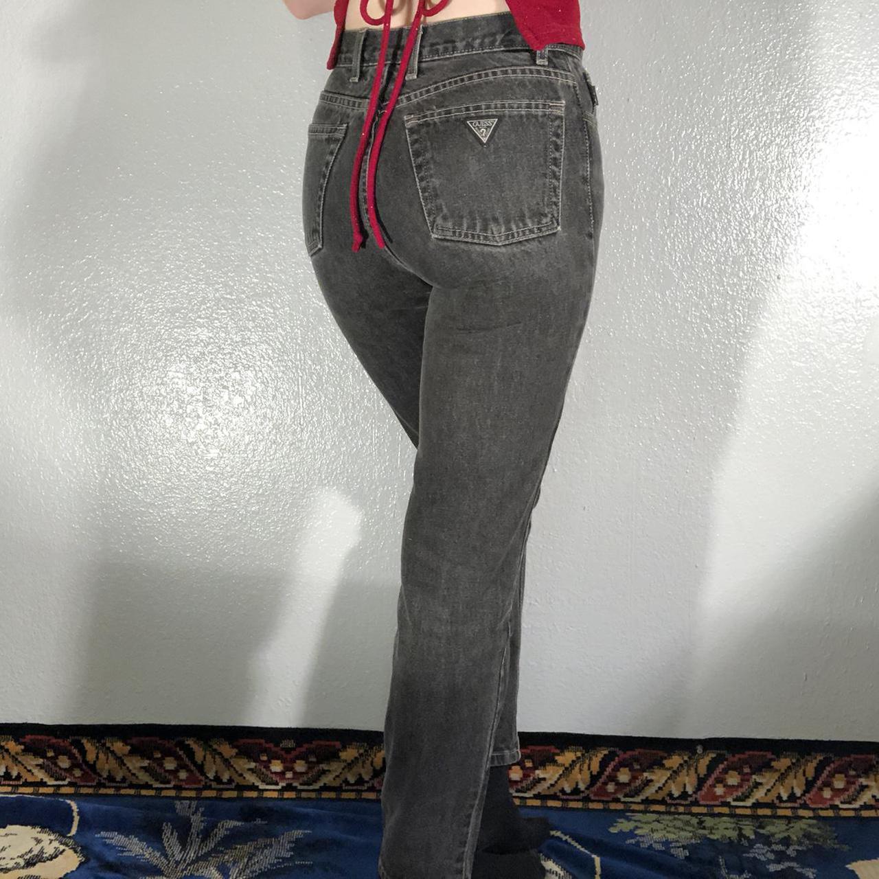 Vintage 80’s Guess Jeans. High waisted, tapered leg... - Depop