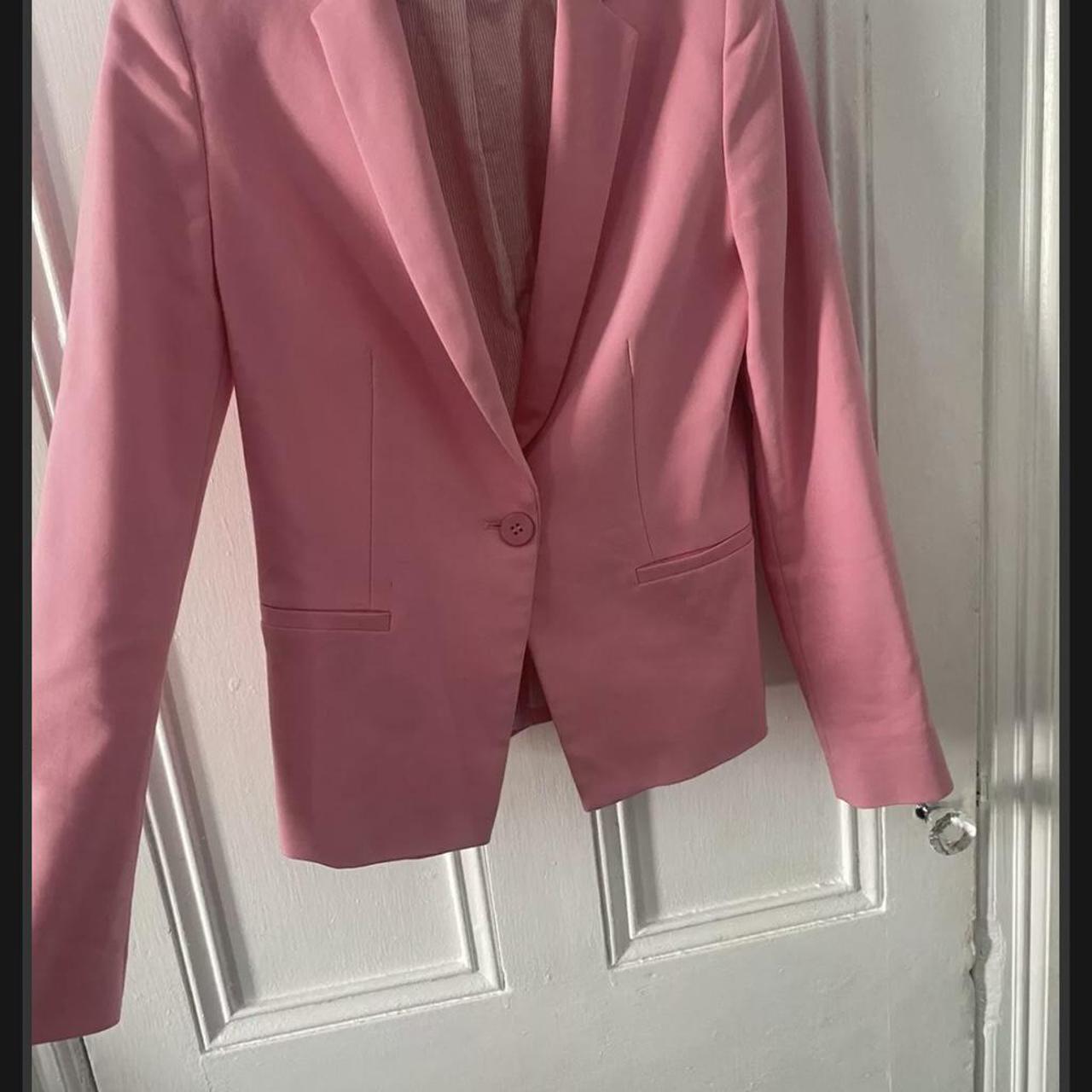 Zara bright pink blazer small - Depop