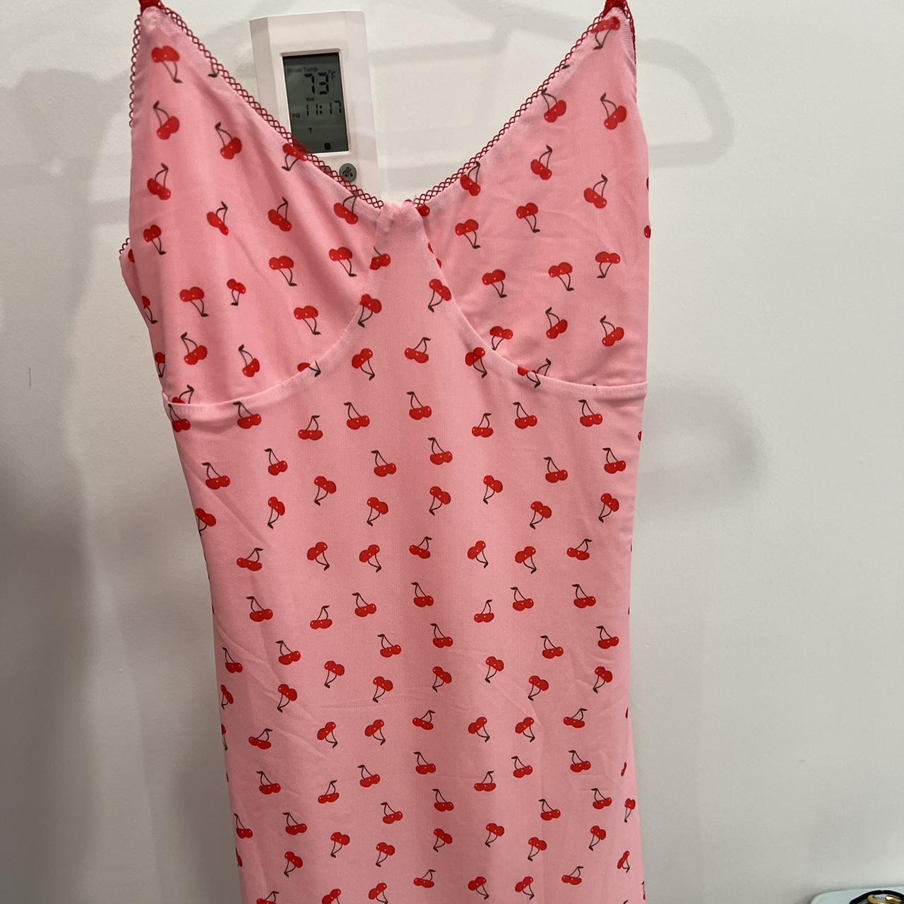 Cherry dress from revolve Worn 1 - Depop