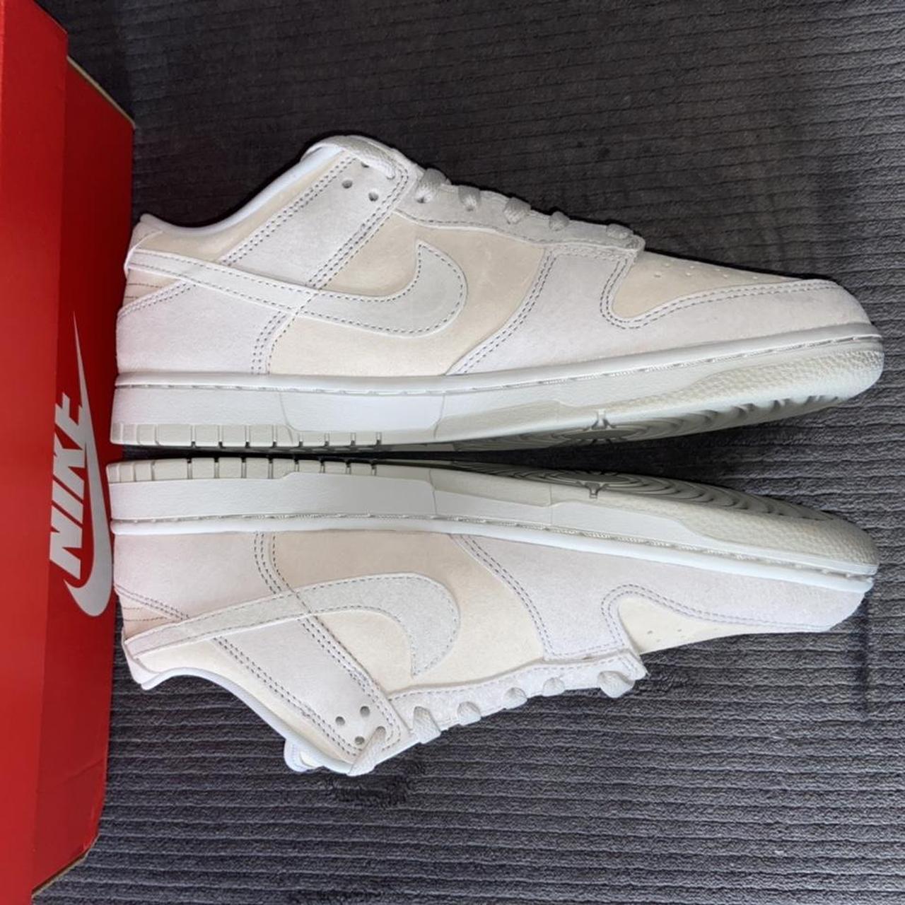 Nike Dunk Low Retro PRM Vast Grey Suede UK9 US10... - Depop