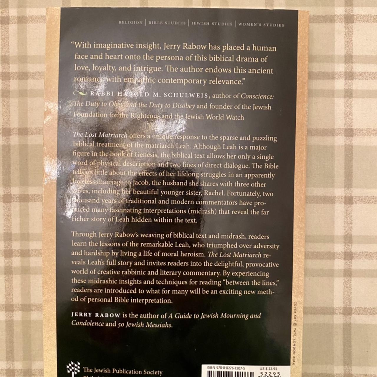 The Lost Matriarch Finding Leah in the Bible and... - Depop