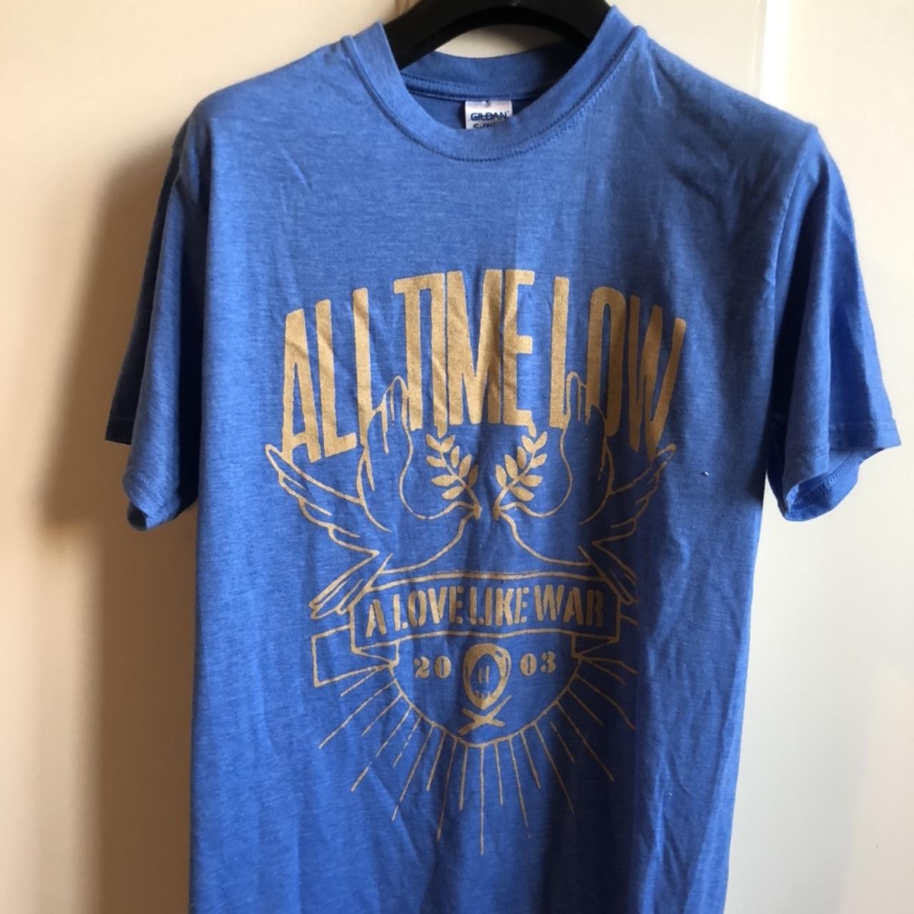 all time low a love like war t shirt in medium, too... - Depop