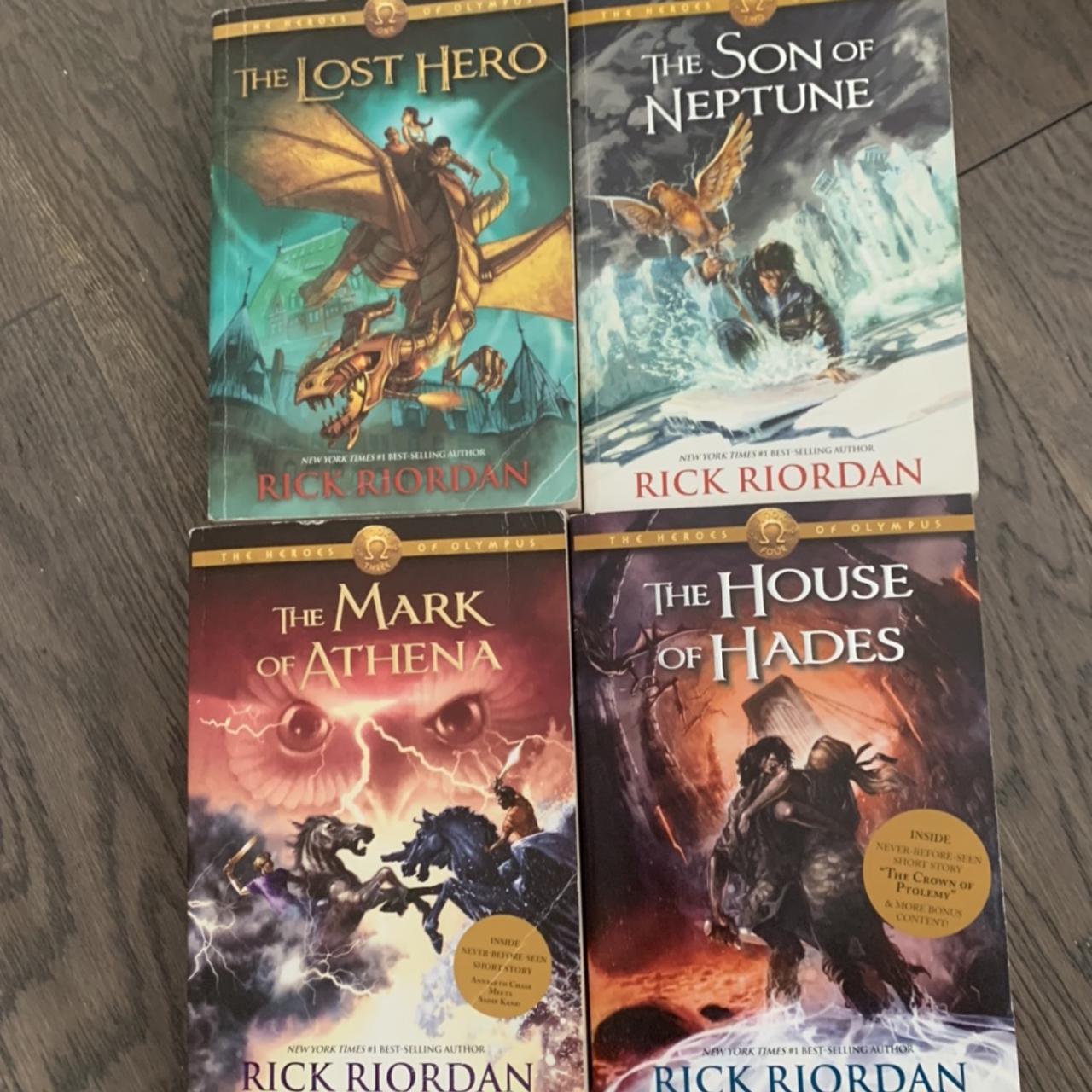 RICK RIORDAN series set (BOOKS 1-4) GREAT IF YOU... - Depop