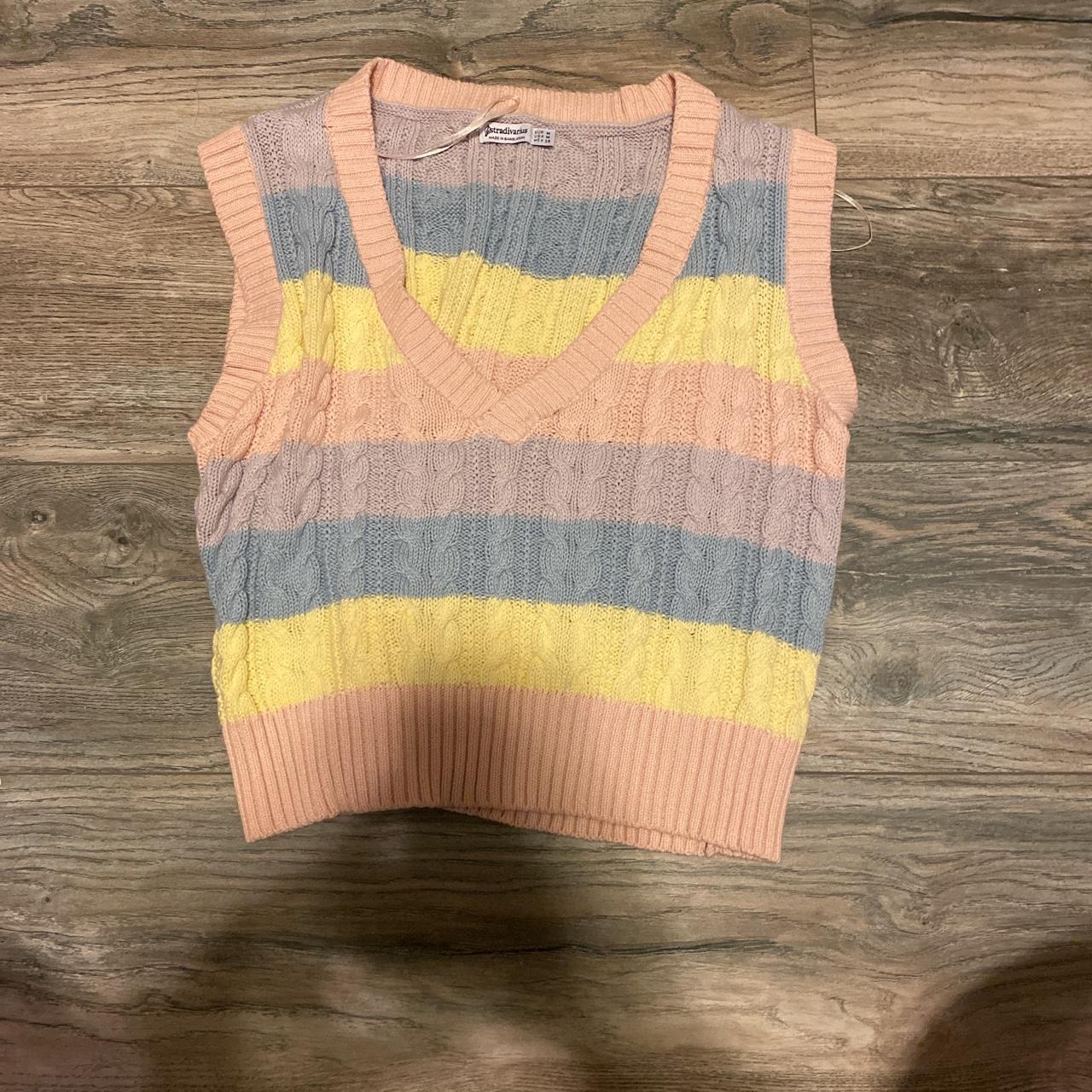easter egg sweater vest sweater vest perfect for... - Depop