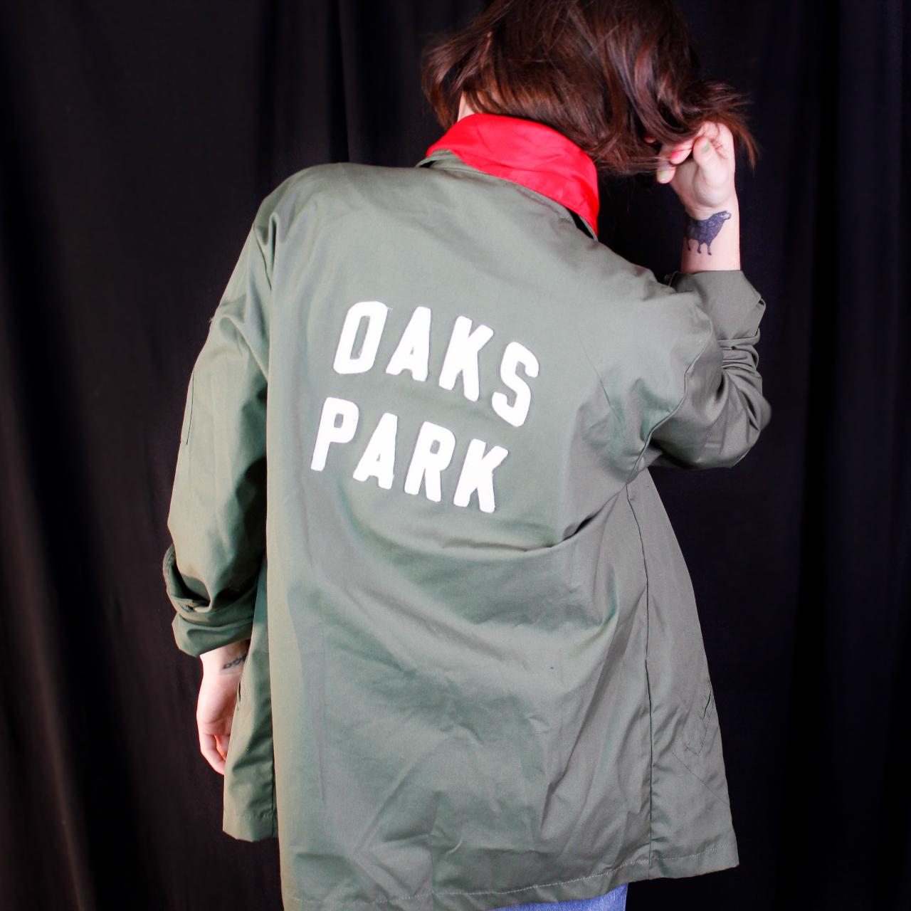 OAKLAND OAKS GROUND CREW JACKET #militarygreen and a... - Depop
