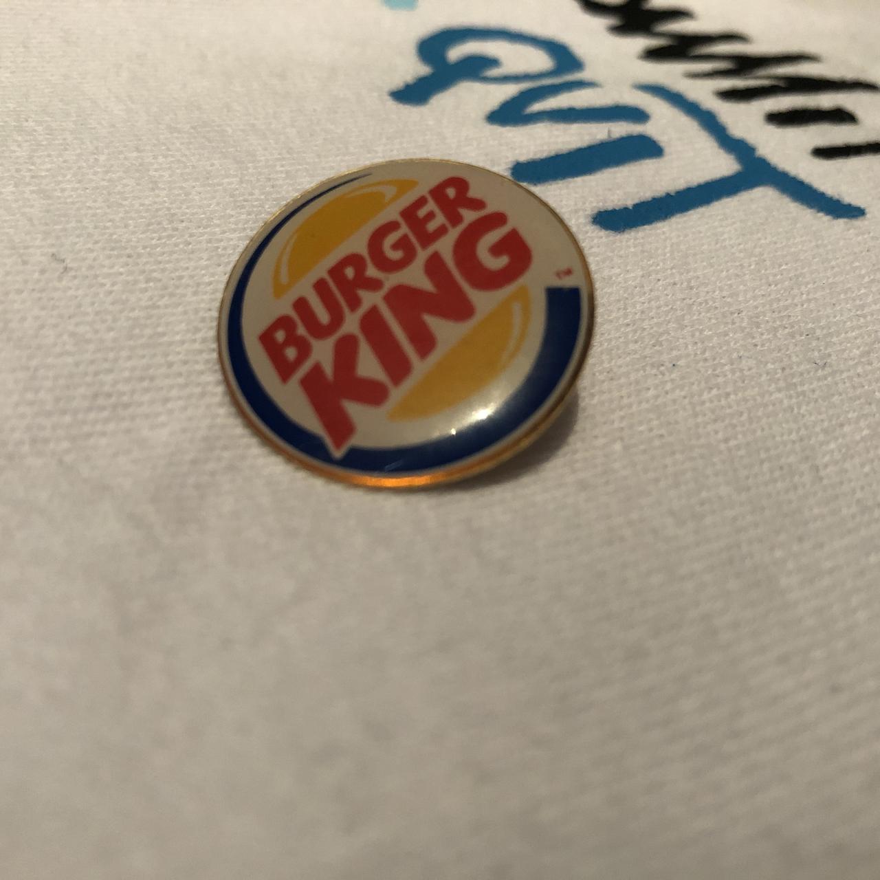 Burger King pin badge, this beast is awesome and... - Depop